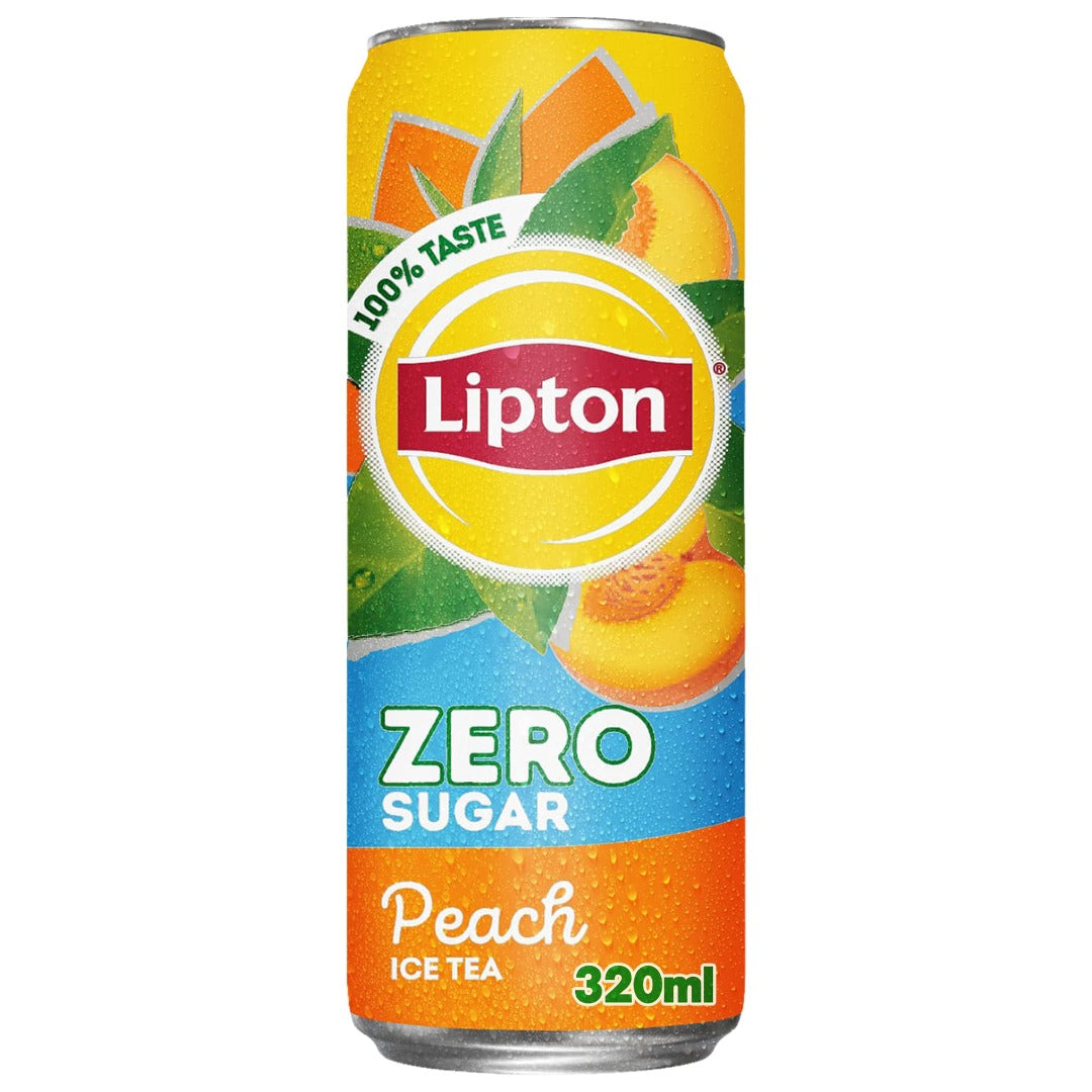 Lipton Zero Sugar Peach Ice Tea 320ml at Best Prices India – Snackstar