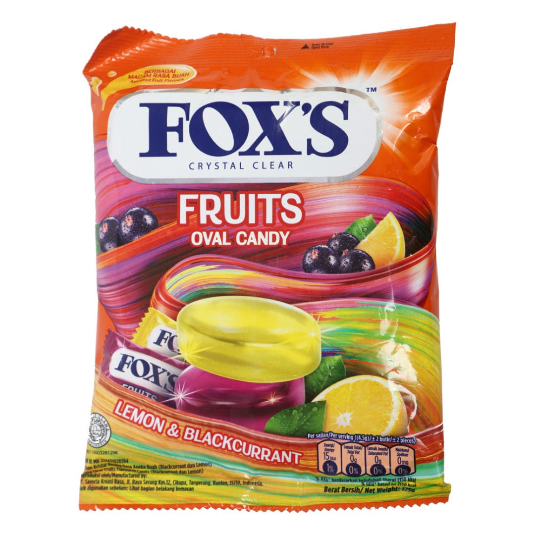 Fox's Crystal Clear Fruits Oval Candy 125g at Best Price in India – Snackstar