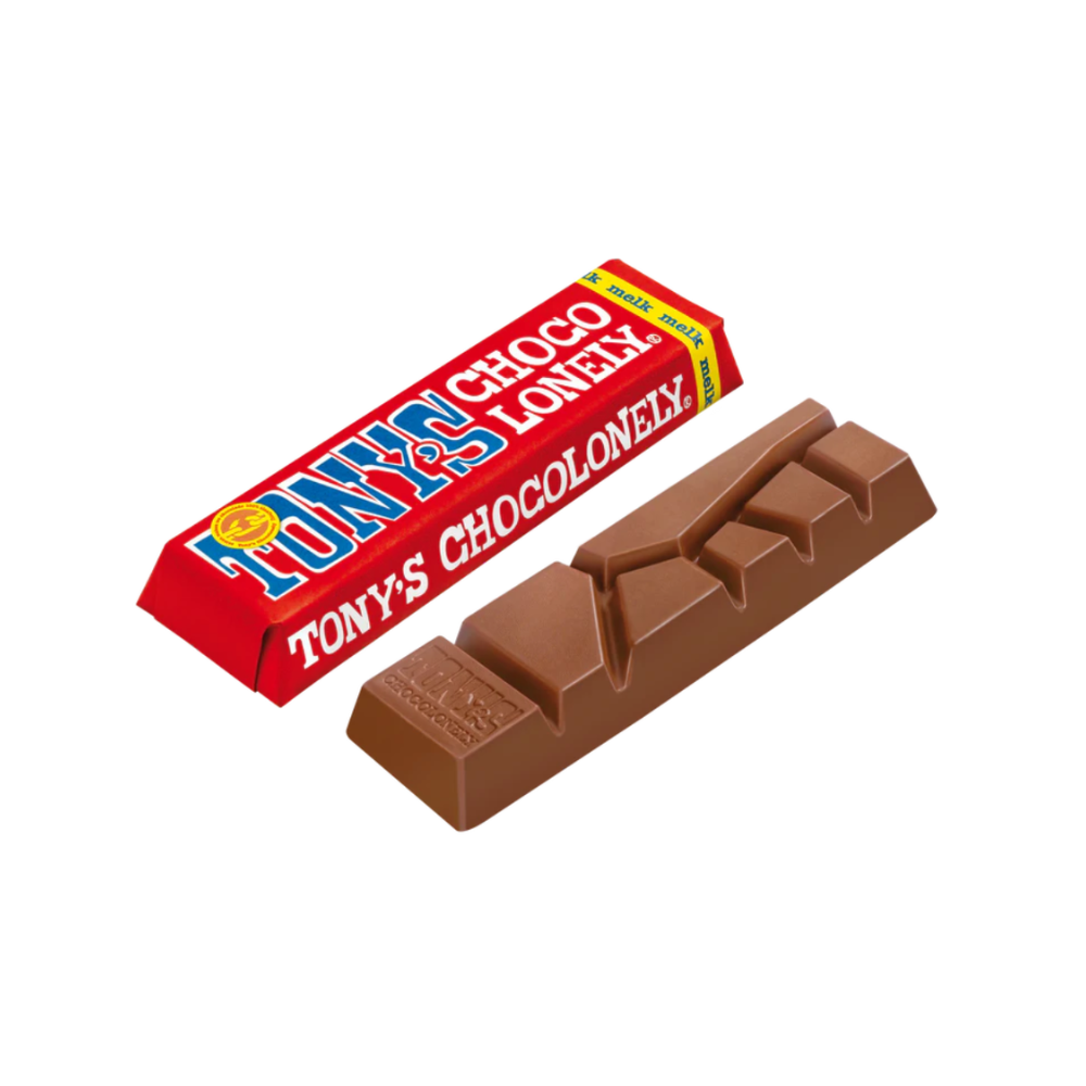 Tony's Chocolonely Milk Chocolate Bar (50g) – Snackstar