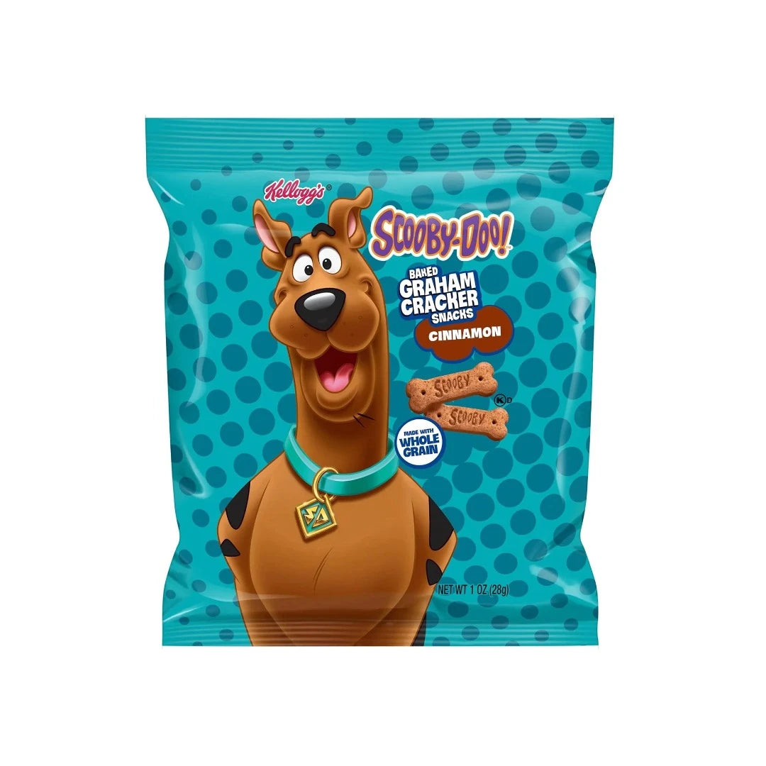 Kellogg's SCOOBY-DOO! Baked Graham Cracker Snacks, Cinnamon 28g – Snackstar