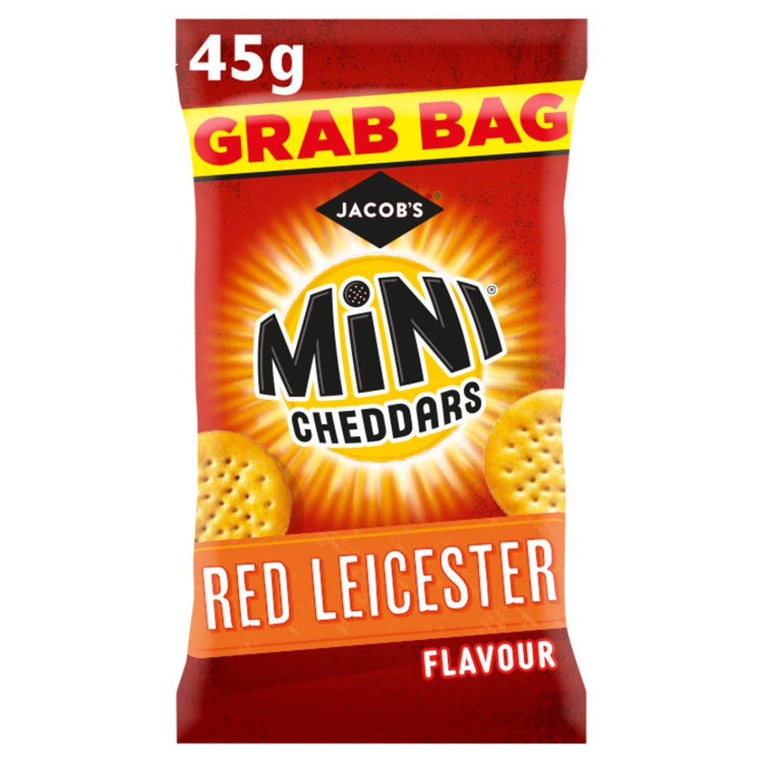 Jacob's Mini Cheddars Red Leicester 45g – Snackstar