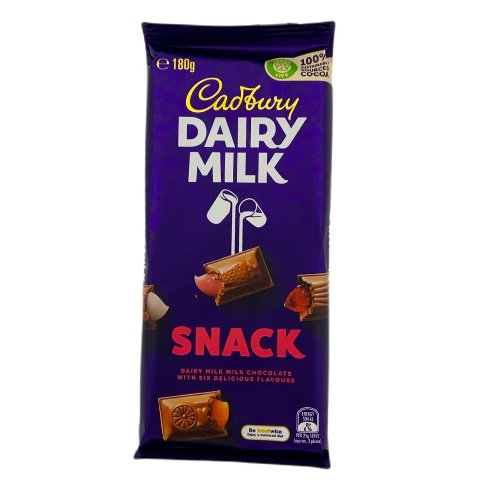 Cadbury Dairy Milk Snack 180g – Snackstar