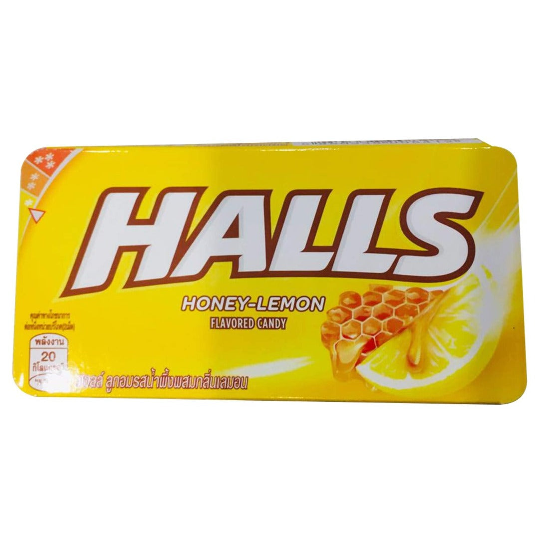 Halls Honey-Lemon flavoured Candy Stripe – Snackstar