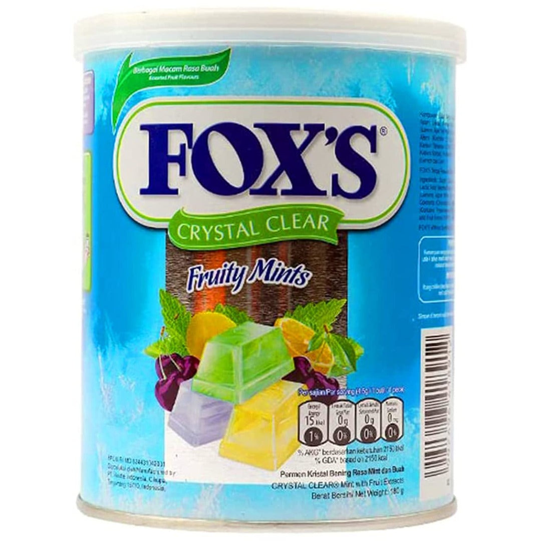 Nestlé Fox's Crystal Clear Fruity Mints Flavored Candy 180g – Snackstar
