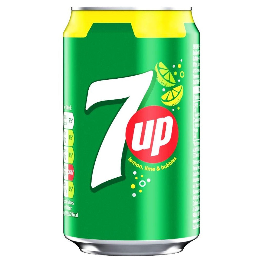 7UP Regular 320ml Soft Drink Can at Best Prices in India – Snackstar