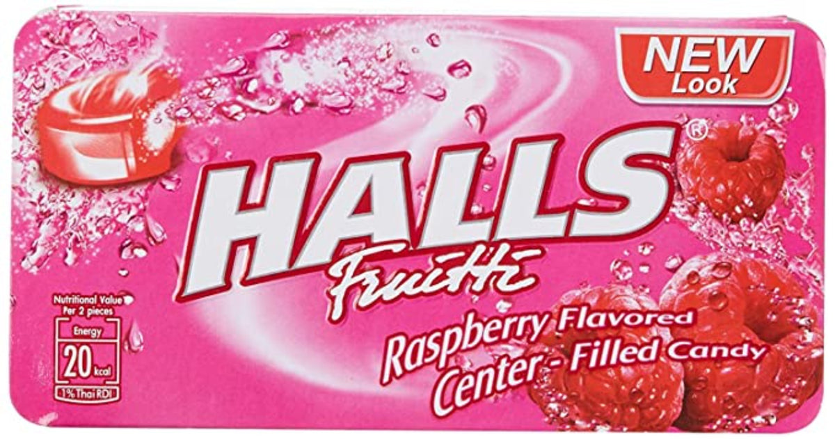 Halls Raspberry Centre Filled Candy Stripe at Best Prices in India ...