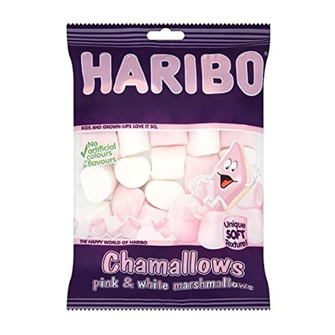 Haribo Marshmallows Pink & White Vegetarian at Best Price – Snackstar
