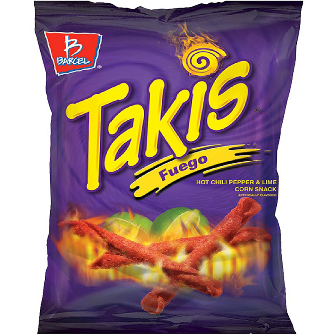 Takis Fuego Hot Chili Pepper & Lime Flavored Corn Snack in India ...